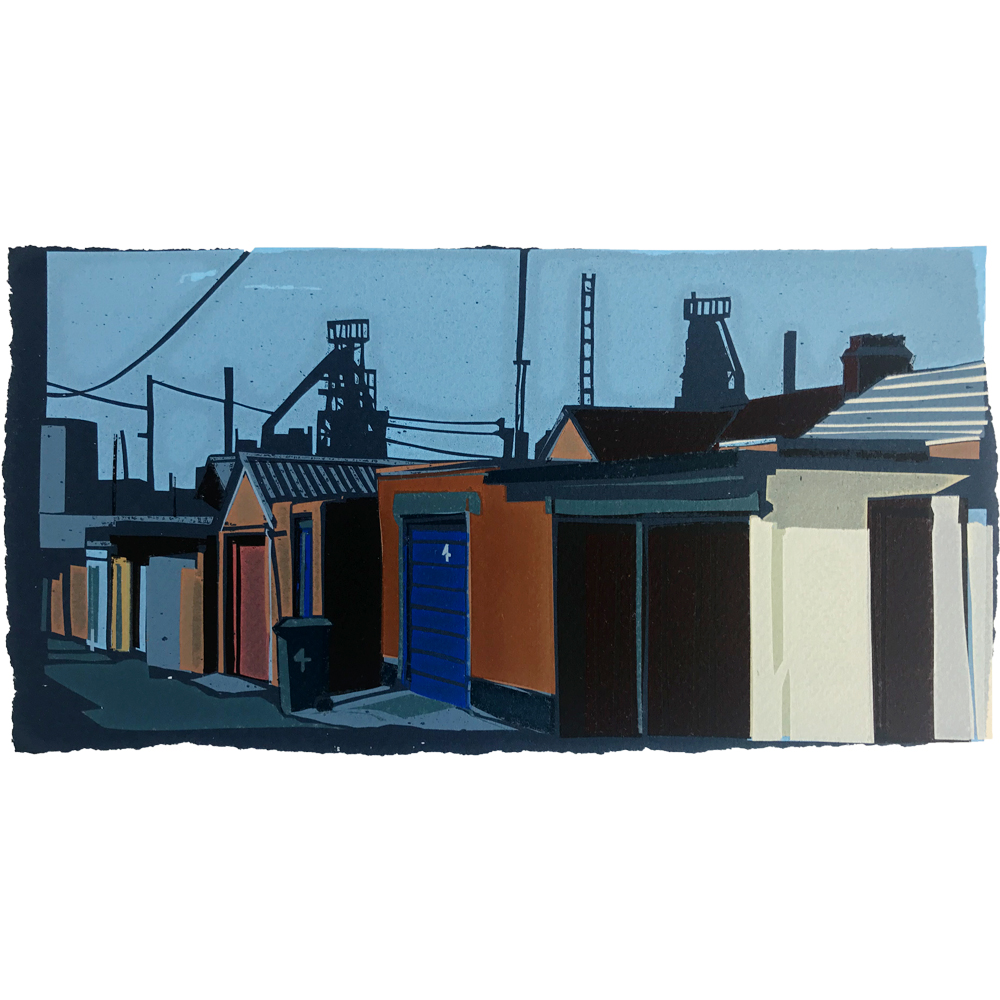 Sarah Hopkins | Screenprinting with paper stencils | March | Swansea ...