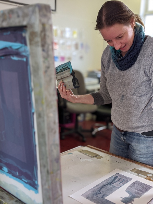 Sarah Hopkins Monotype Workshop | Swansea Print Workshop