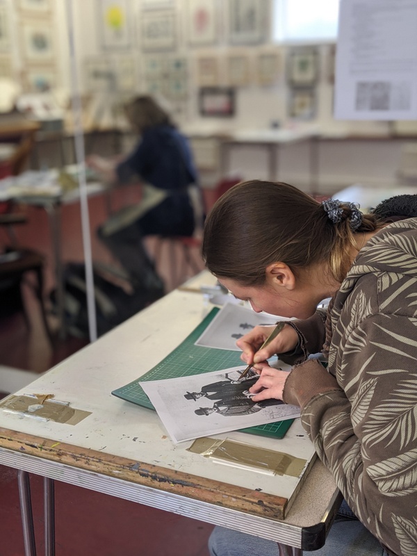Sarah Hopkins Monotype Workshop | Swansea Print Workshop