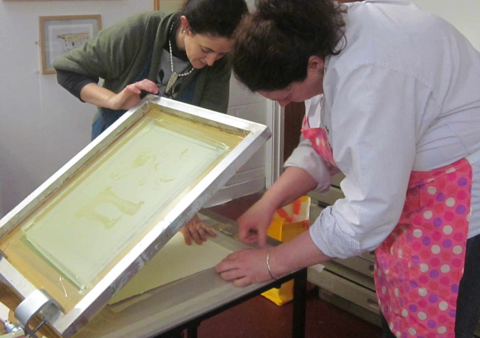 Screenprinting facilities | Swansea Print Workshop
