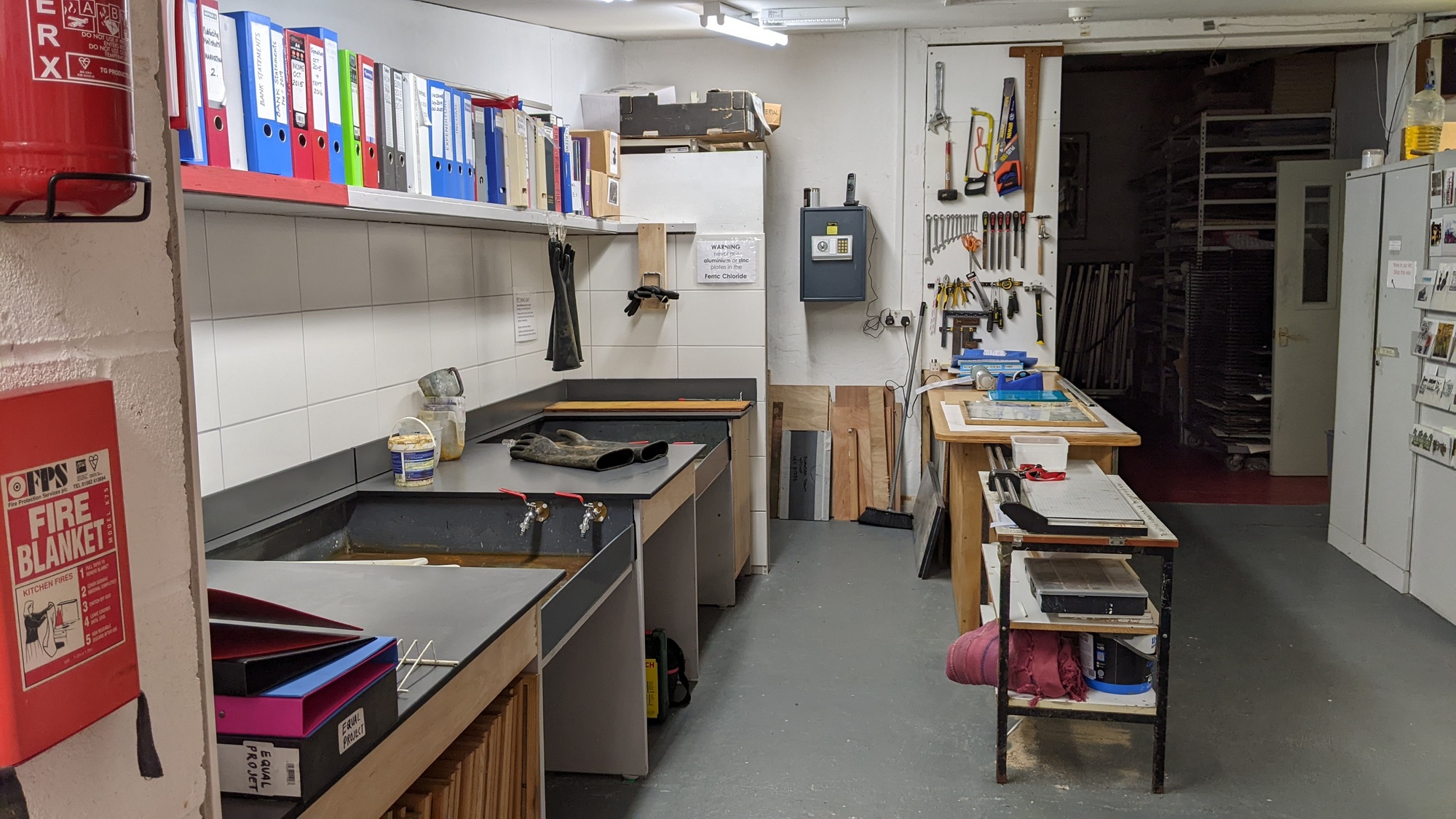 Etching facilities | Swansea Print Workshop